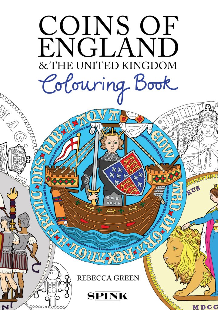 Coins of England Colouring Book | Rebecca Green